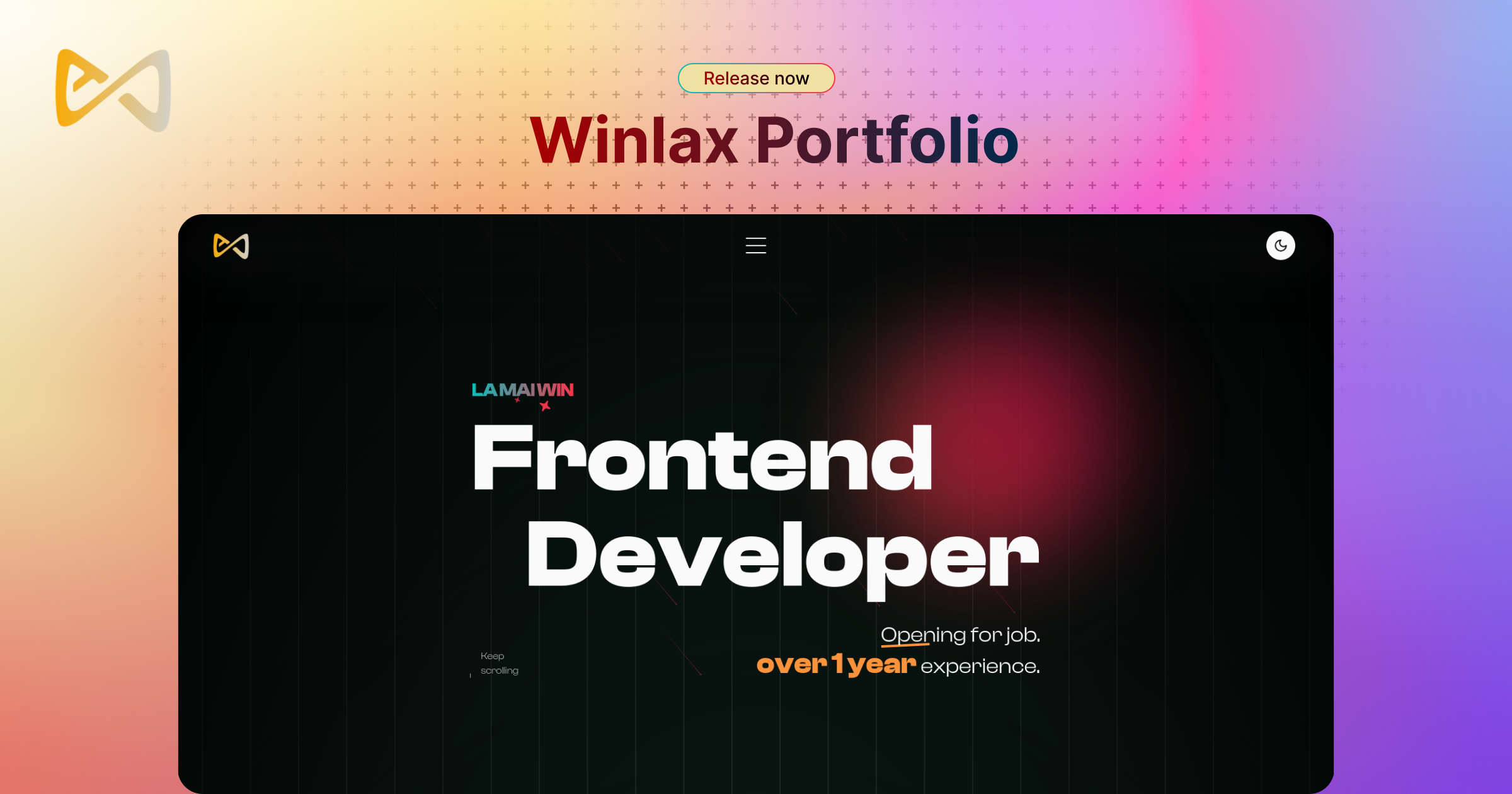 WinLax Portfolio - Frontend Developer Portfolio